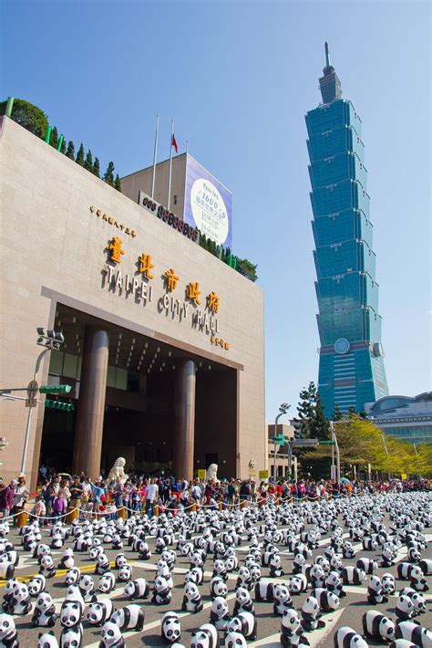 紙熊貓展。1600貓熊世界之旅 台北市政府廣場 藝文活動遊記版 Citytalk城市通
