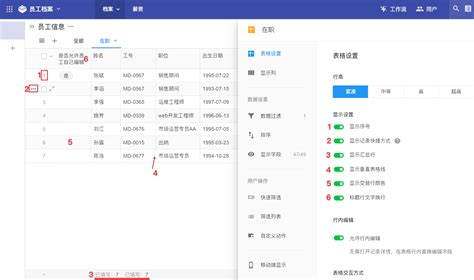 表格视图介绍及视图的基本功能 Hap