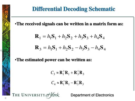 Ppt Differential Space Time Coding For Future Wireless Systems
