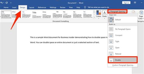 How To Double Space Microsoft Word