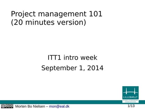 Itt1 Intro Project Management Pdf Law