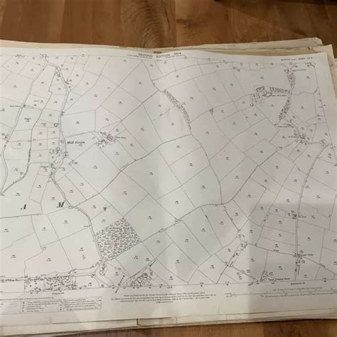 LARGE SCALE ANTIQUE Ordnance Map SUFFOLK PARHAM And East Of Area 1904 15 00 PicClick UK