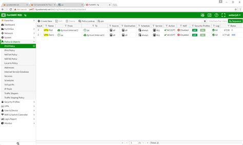 IPv6 IPsec VPN Tunnel Palo Alto FortiGate Weberblog Net