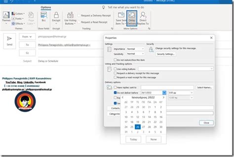 How To Delay Or Schedule Sending Email Messages In Microsoft Outlook