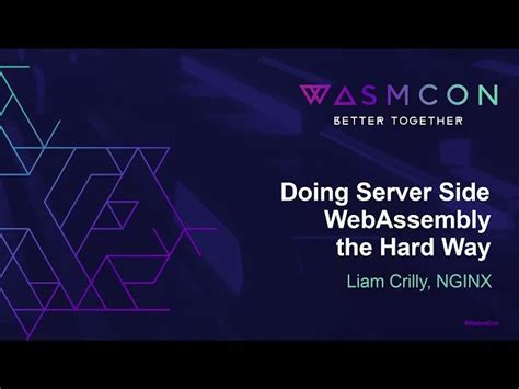 Free Video Doing Server Side Webassembly The Hard Way From Linux