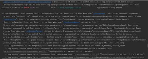 启动springboot 报错ntext logging