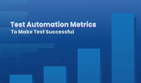 metrics kpis to look for in a test automation process read dive