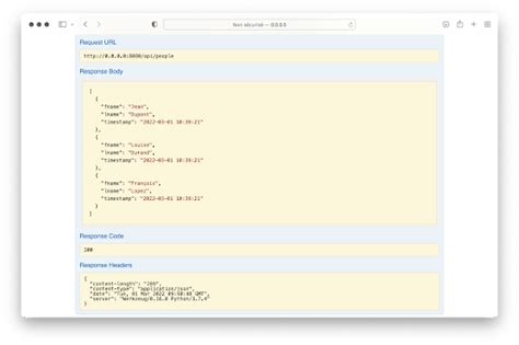 programmer et documenter une api