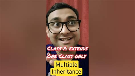 Multiple Inheritance In Java Short Shortvideo Shorts Ytshorts Java Developer Youtube