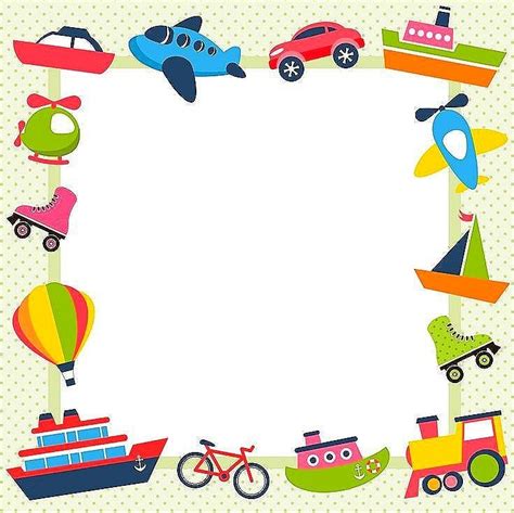 Рамка для мальчика Бесплатные шаблоны пригласительных Рамки