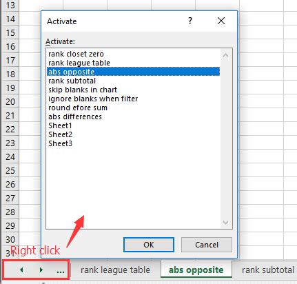 How To Quickly Jump Between Two Tabs In Excel