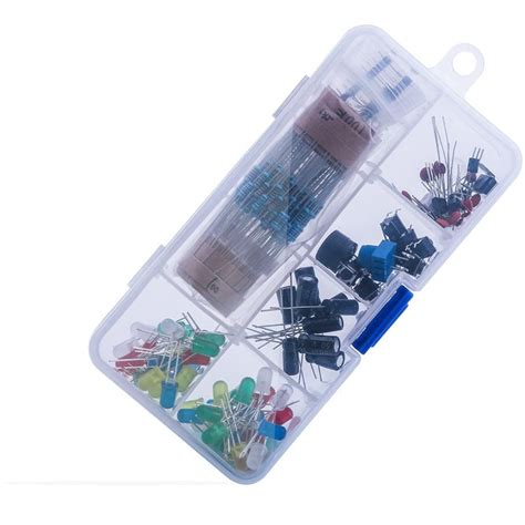 Electronics Component Basic Starter Kit With Precision Potentiometer Buzzer Capacitor Compatible