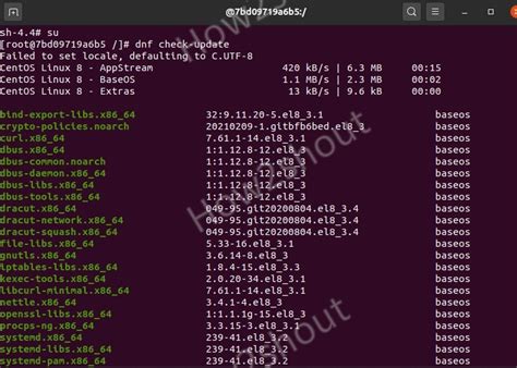 How To Check And Install Updates On Rocky Linux 8 Almalinux Or Centos