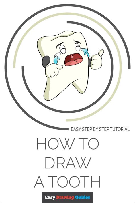 How To Draw A Tooth Really Easy Drawing Tutorial Drawing Tutorial