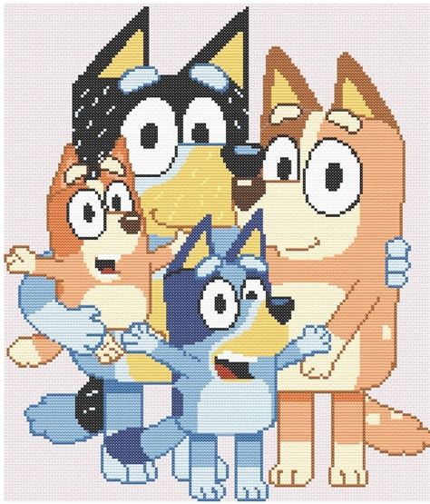 Bluey Cross Stitch Pattern Artofit