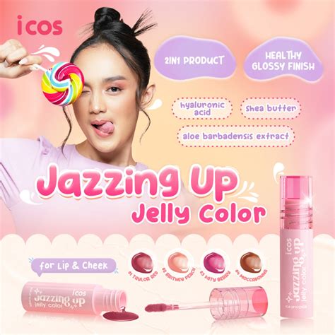 Jual Icos Jazzing Up Jelly Color Shopee Indonesia