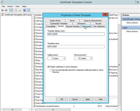 Server 2012 Configuration Certificate Templates — Networking Fun