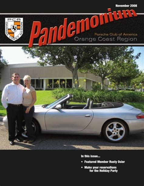 November PCA Orange Coast Region