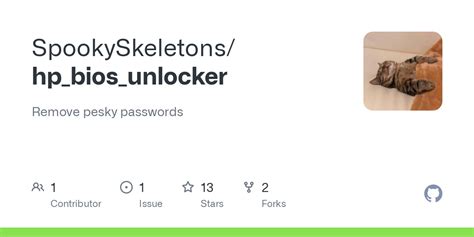 GitHub SpookySkeletons Hp Bios Unlocker Remove Pesky Passwords