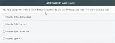 Solved Solidworks Assessment You Have A Single Line Within A