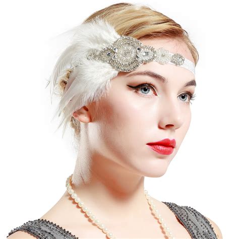 Accessoire Cheveux Fête Vintage Olycraft 20s Bandeau Gatsby Magnifique