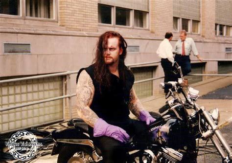Undertaker On His Motorcycle