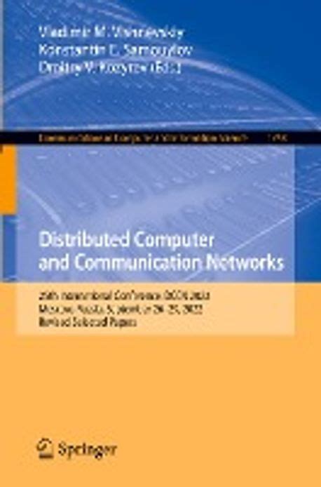 Distributed Computer And Communication Networks Vishnevskiy Vladimir M 교보문고