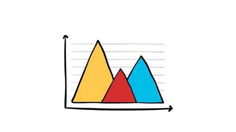 Drawing Of Line Graph With Three Different Colors Powerpoint Template Free Download Pikbest