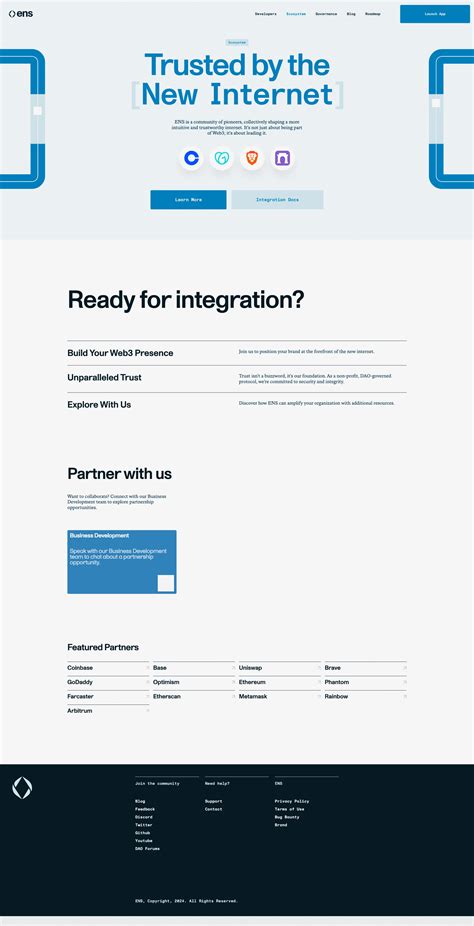 Ens Domains Website Design Lapa Ninja