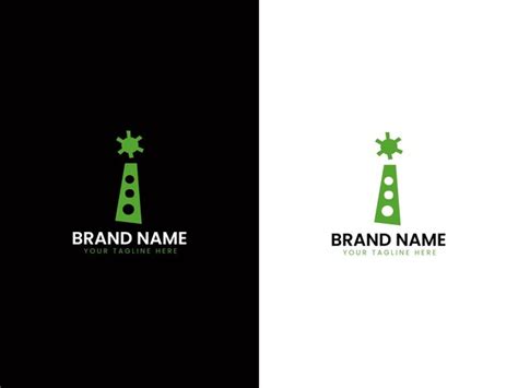 크리에이티브 모던 브랜드 로고 디자인 프리미엄 벡터