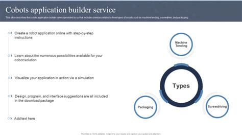 application cobots powerpoint templates slides and graphics