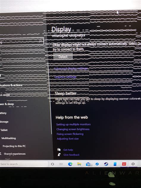 Hod Do I Get Rid Of These Lines On My Screen R AlienwareTechsupport