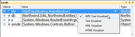 Peter Using The Wpf Visualizer In Visual Studio 2010