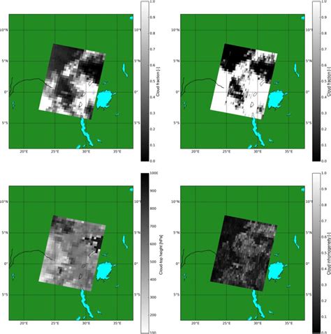 Fresco Effective Or Radiometric Cloud Fraction Upper Left Panel Download Scientific