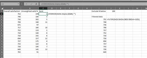 excel making a conditional rank super user