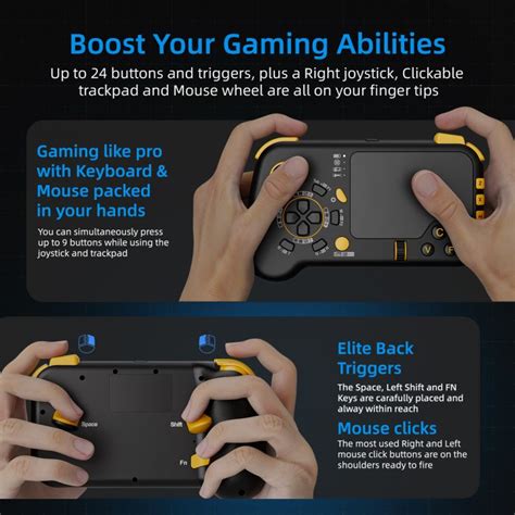 Ifyoo Gtp01 Wireless Gaming Touchpad Controller Black And Yellow Ifyoo Brand Official Website