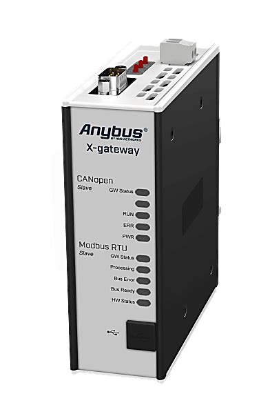 Anybus X Gateway CANopen Slave Modbus RTU Slave