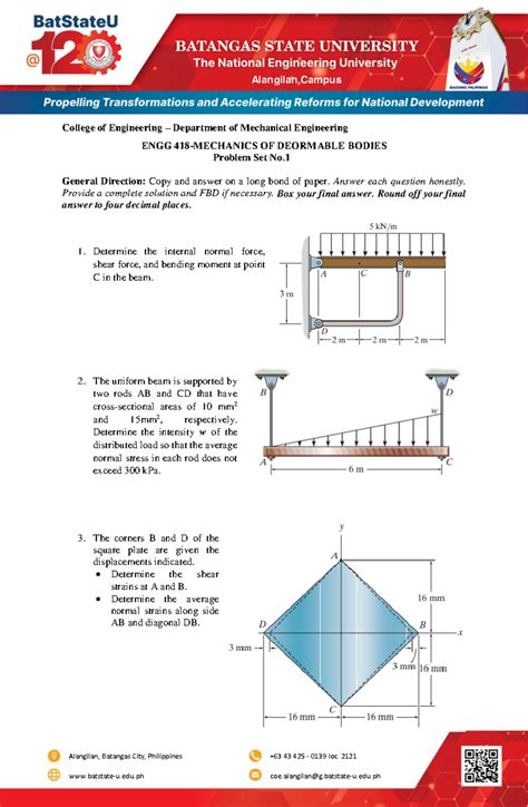 Pset 1 Problem Set College Of Engineering Department Of