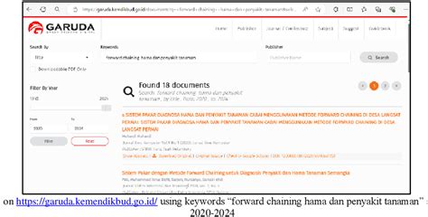 Figure 1 From Forward Chaining Method In Expert System For Diagnosing Pests And Plant Diseases