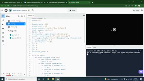 Usando O Replit Para O Pygames Youtube