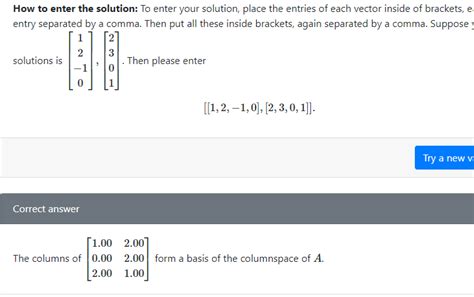 Solved How To Enter The Solution To Enter Your Solution Chegg Com