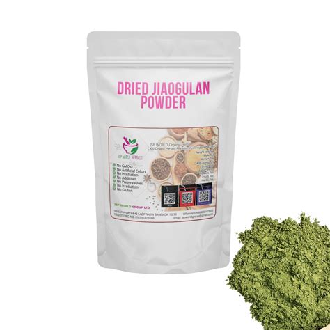 Dried Jiaogulan Powder Thailandorigin Vegan Friendly 100 Grams 100