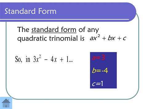 PPT Factoring Quadratic Trinomials PowerPoint Presentation Free