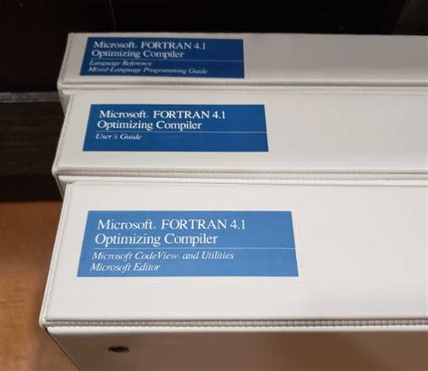 Microsoft Fortran 41 W Manual Neverdiemedia
