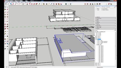 Tutorial Sketchup Como Utilizar O Menu Outliner Do Sketchup Para Gerir Componentes