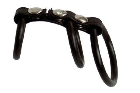 Adonis Triton Leather Cock Ring Bdsm Australia