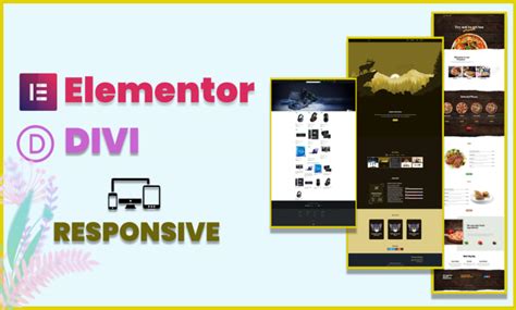 Create A Responsive Wordpress Website Using Elementor By Fahimx Fiverr