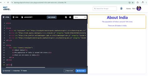 Ravi Teja On Linkedin Day5 30daysofcoding Ccbp Nxtwave Html Css