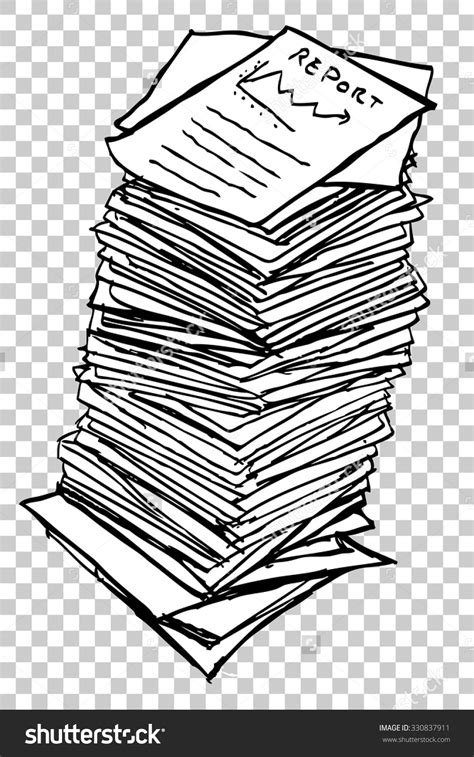 Stack Of Paper Clip Art