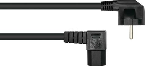 Km Sk0151 S018 Safety Plug Type Ef 90° Angled To Socket C15 18m